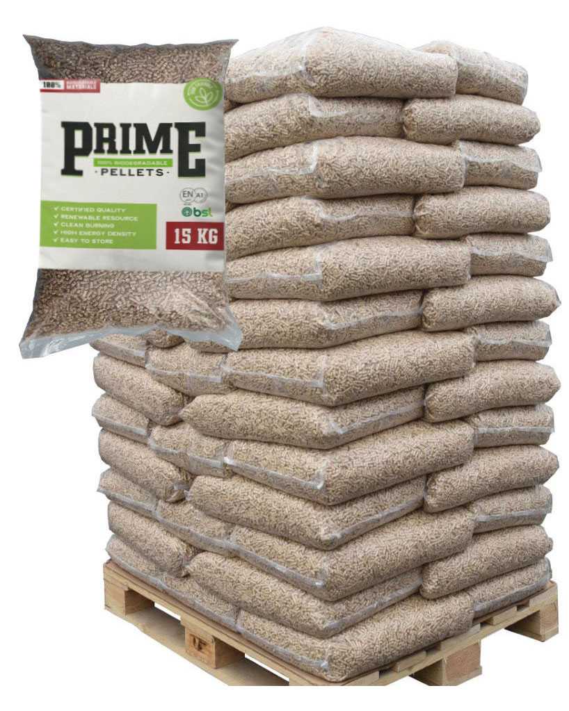 PRIME 6mm Wood Pellets - 65 Bags
