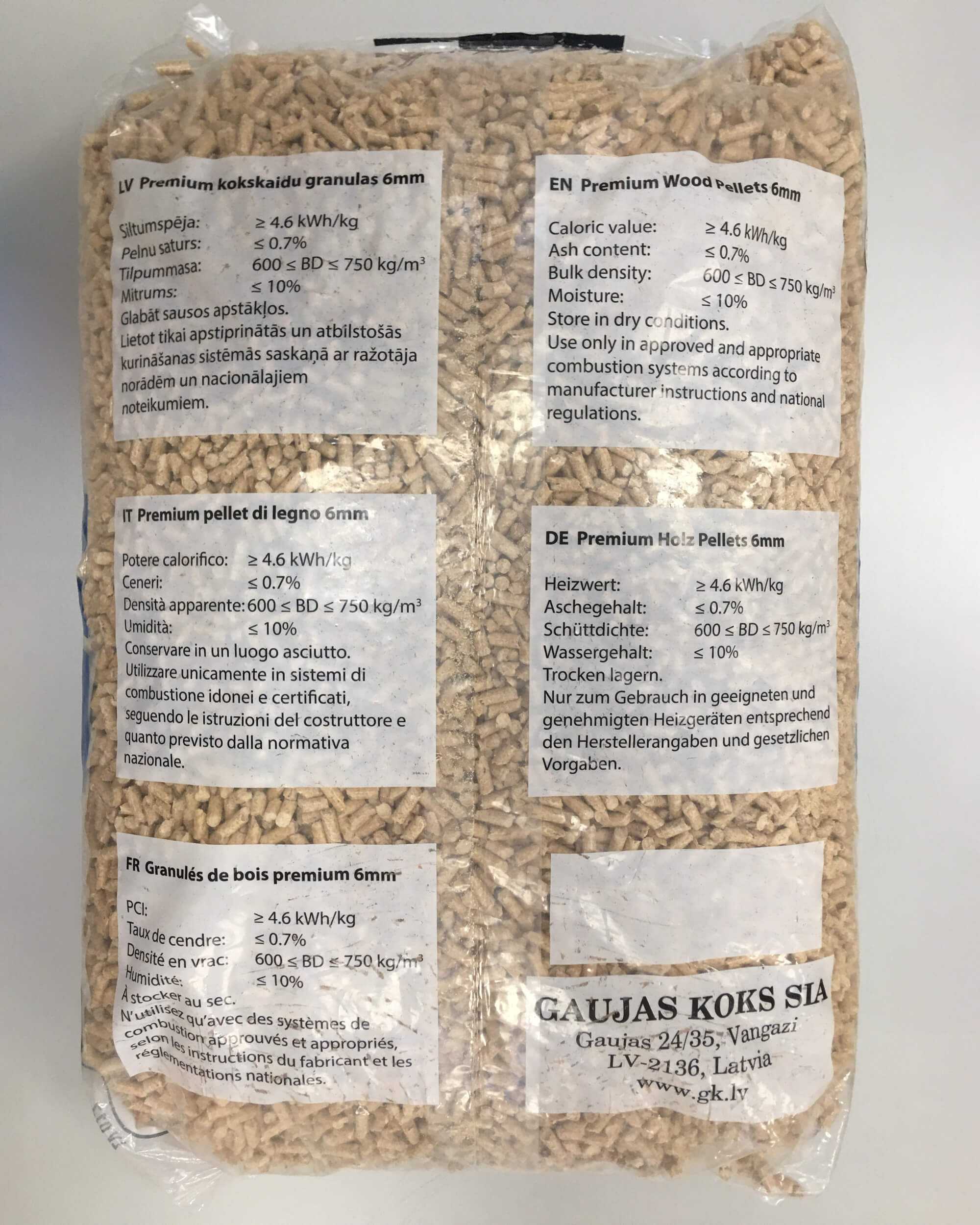 GK Premium 6mm Wood Pellets – High-quality, efficient heating.